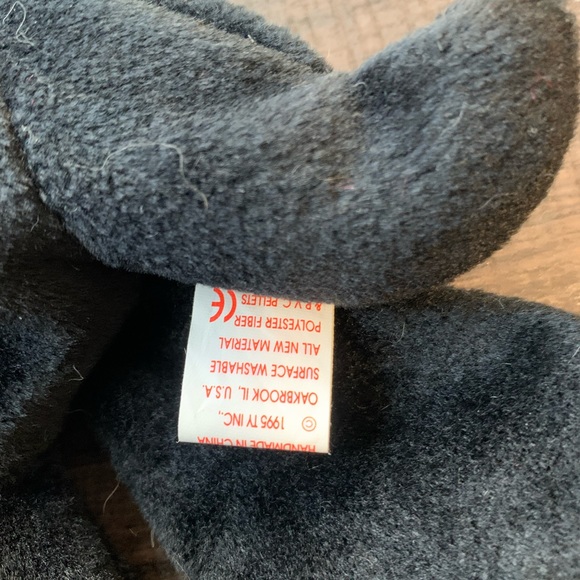 Other | 1995 Stinky The Skunk Ty Beanie Baby Original 4th Gen Swing Tag ...